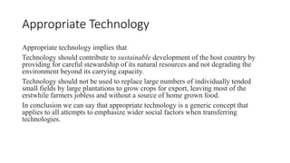 Technology transfer | PPTX