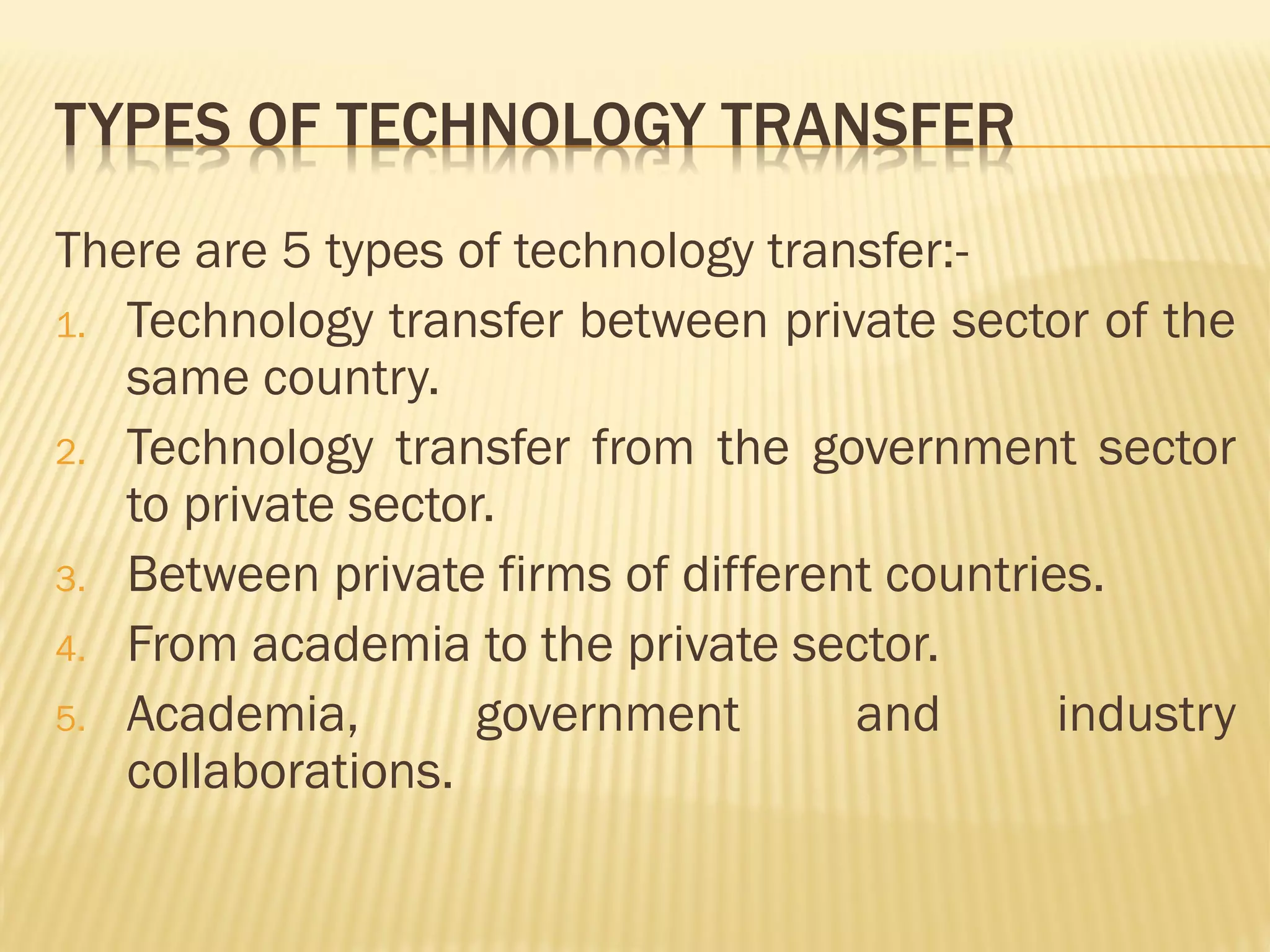 Technology transfer | PDF