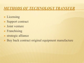 Technology transfer | PDF