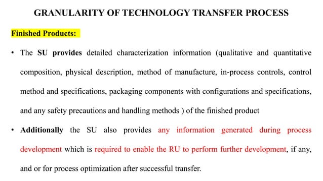 Technology transfer.pptx | Business | Business and Finance