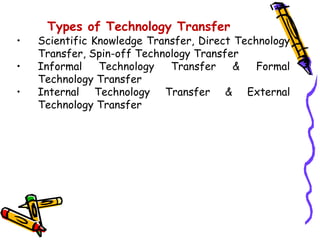 Technology transfer & acquisition | PPT