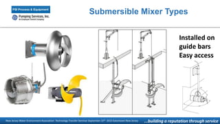 NJWEA Technology Transfer Fall 2015 Submersible Mixer Types and ...