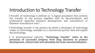 Technology transfer from R&D to production | PPTX