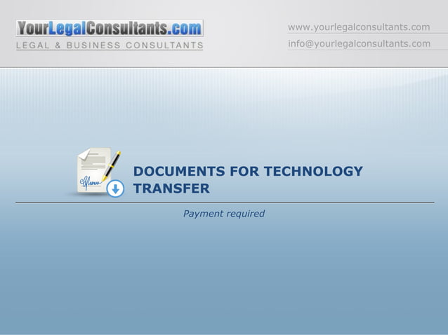 Technology Transfer General Concepts. Part II | PPT | Business ...