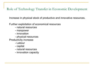 Technology transfer in india | PPT
