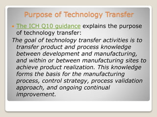 Technology transfer in Pharmaceutical Industry.pptx
