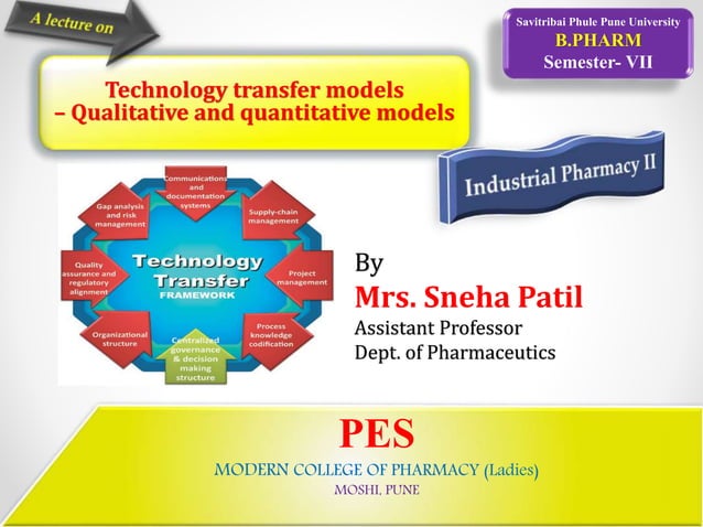 Technology transfer models.pptx | Technology Industry | Industries