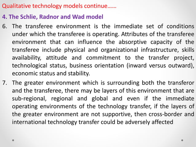 Technology transfer models.pptx | Technology Industry | Industries