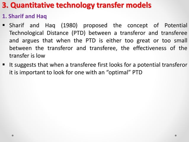 Technology transfer models.pptx | Technology Industry | Industries