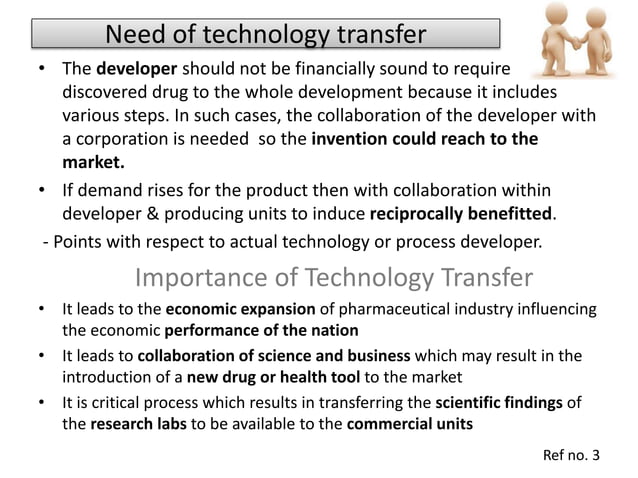 Technology transfer plan & exhibit | PPTX | Pharmaceutical Industry ...