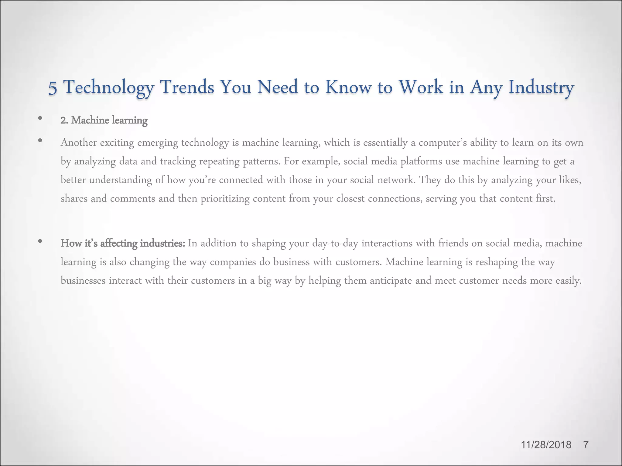Technology Trend Awareness | PPTX