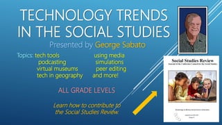 Technology Trends in the Social Studies | PPT