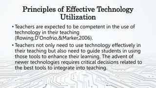 Technology utilization for education students | PPTX