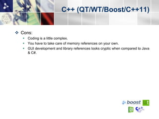 Comparison of Programming Platforms | PPT