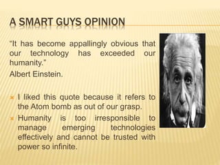 the technology will destroy this world?.ppt