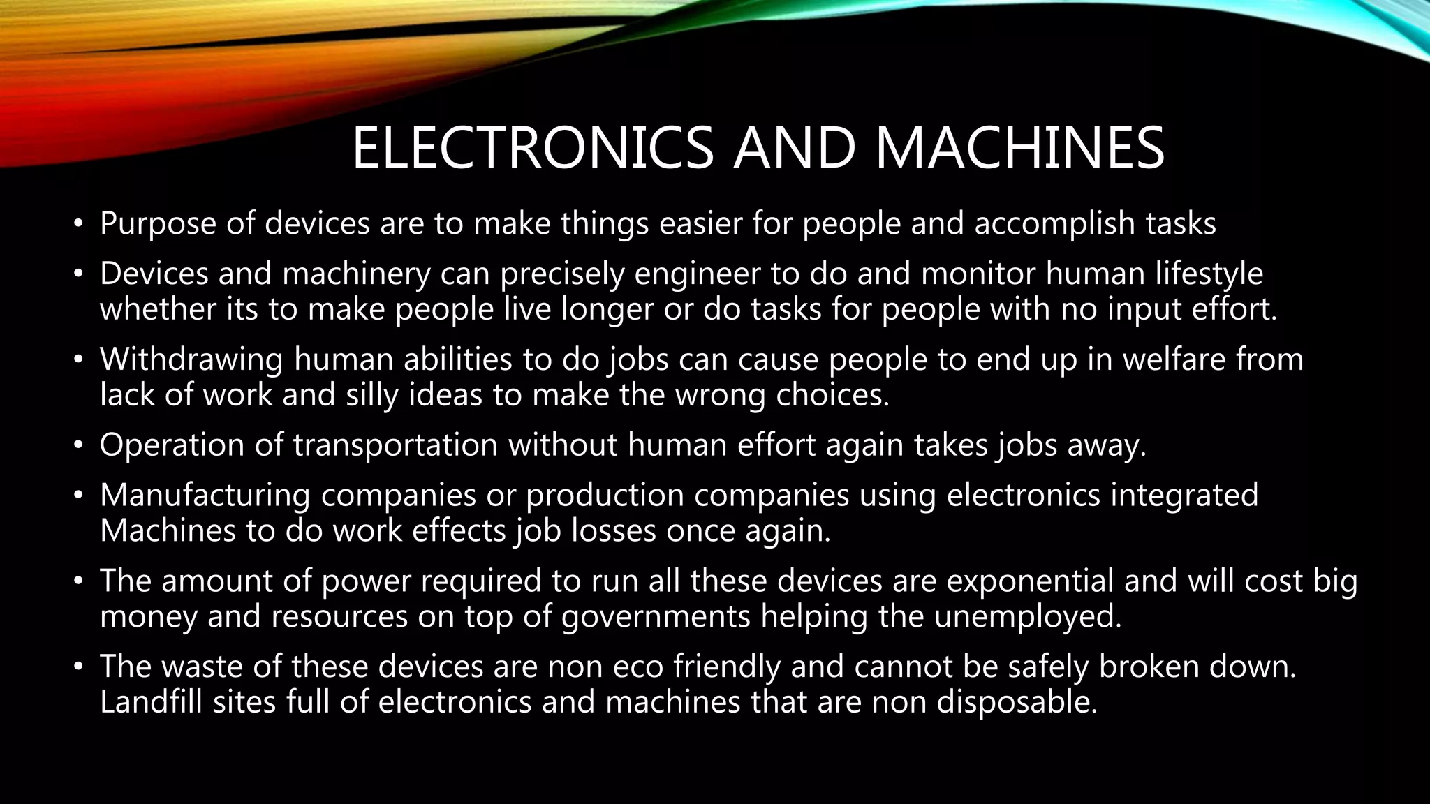 Technology will destroy our planet | PPT