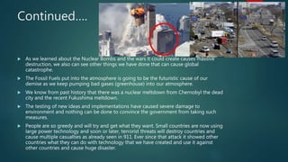 Technology will destroy our planet | PPTX