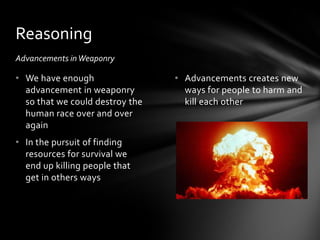 Technology will destroy the world and us | PPTX