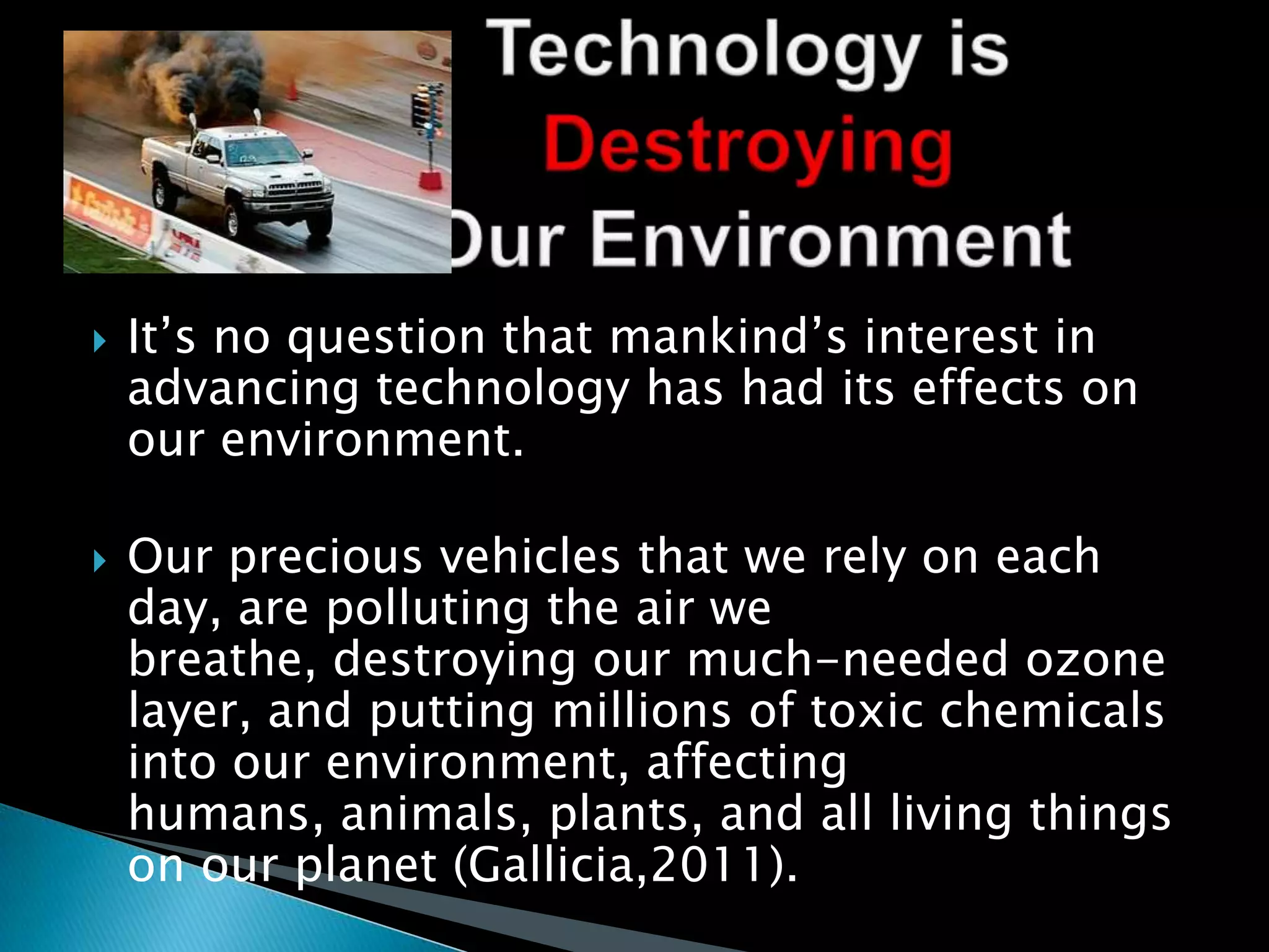 Technology will ruin the world | PPTX