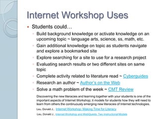 The Internet in the Classroom Professional Development | PPT
