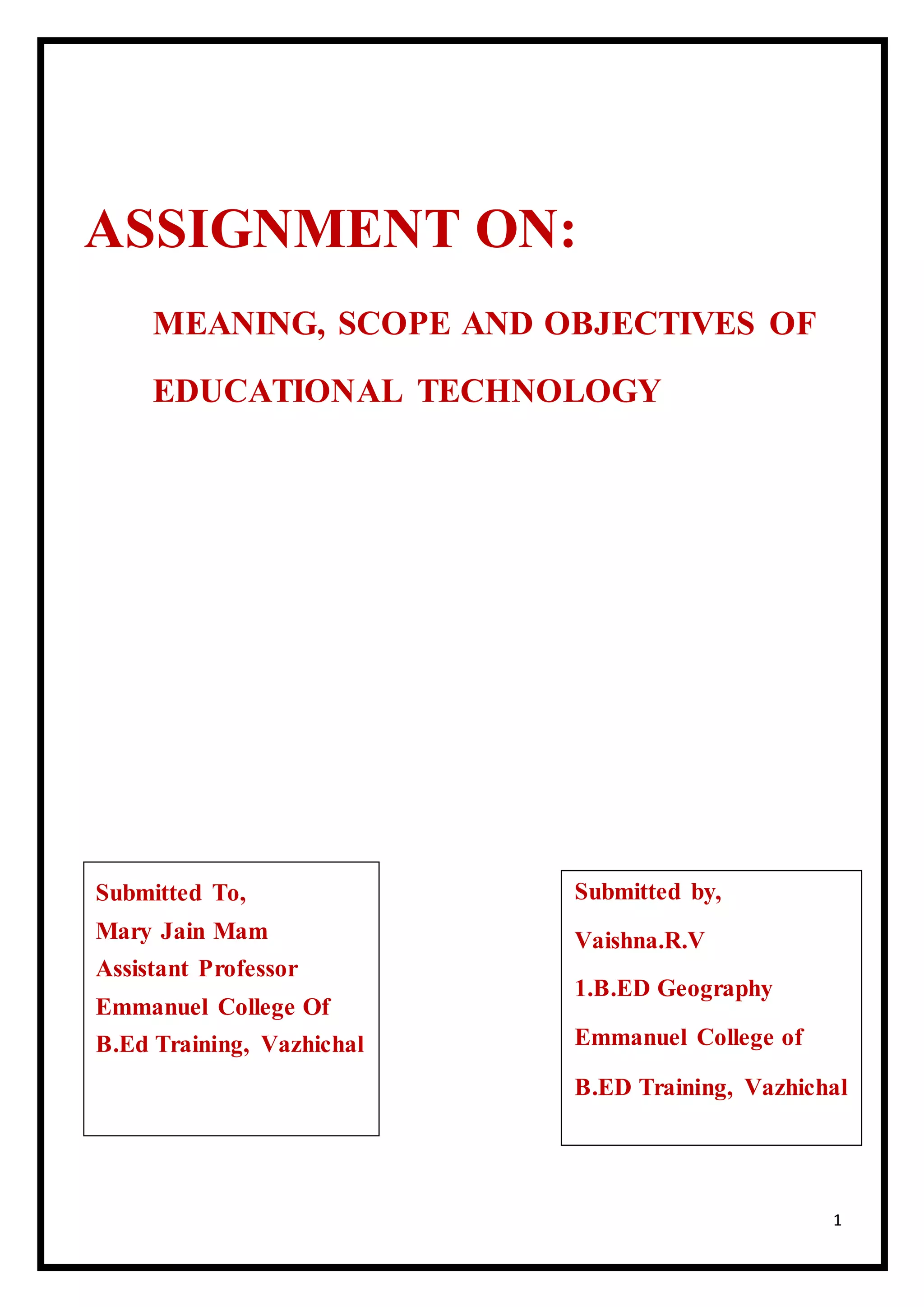 Educational Technology | DOCX