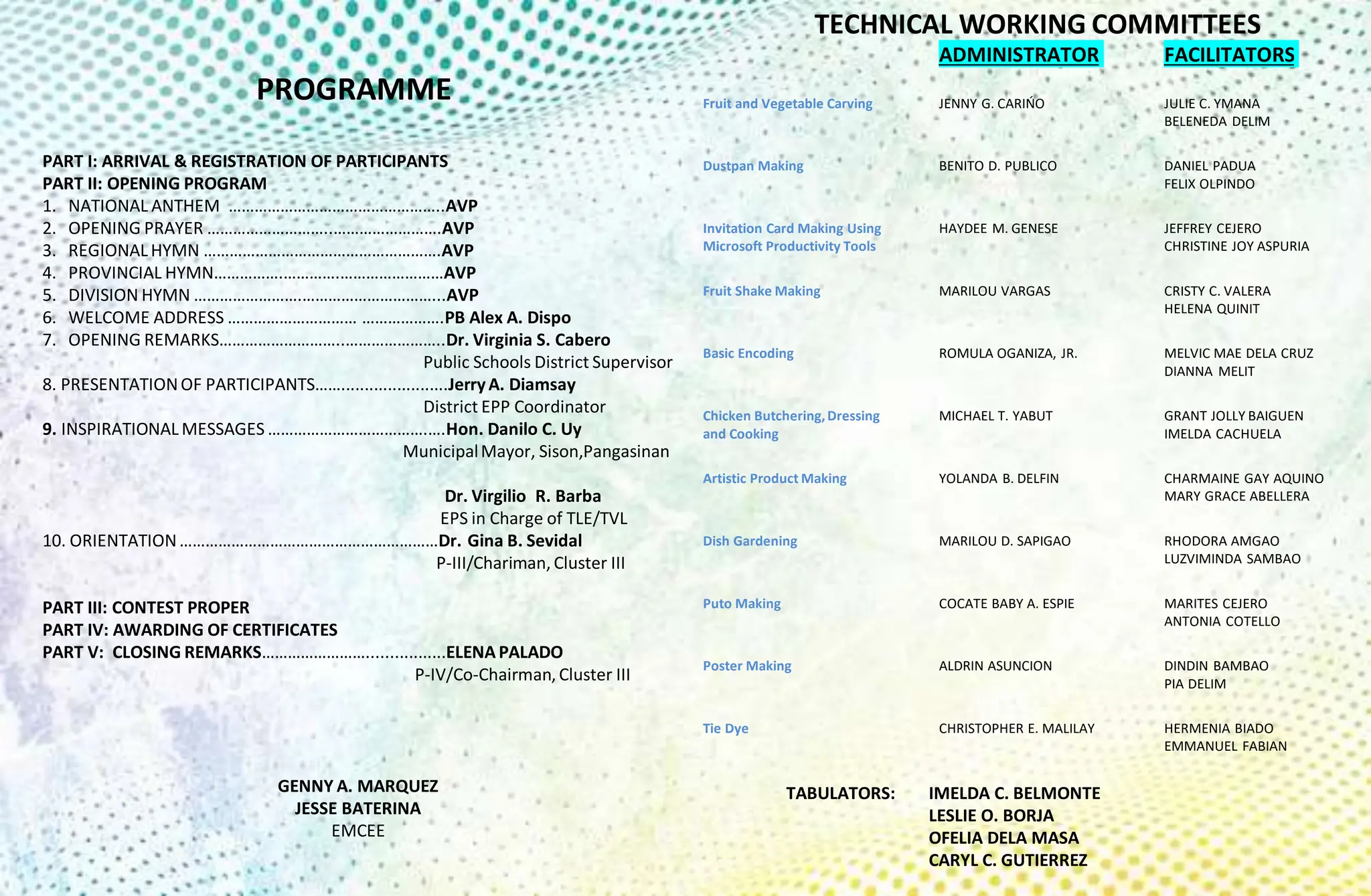 Technolympics Program And Activities Pptx