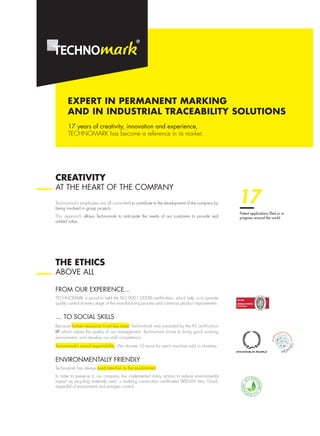 Technomark Corporate Presentation | PDF