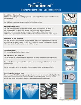 Technomed India, New Delhi, Operating Table | PDF