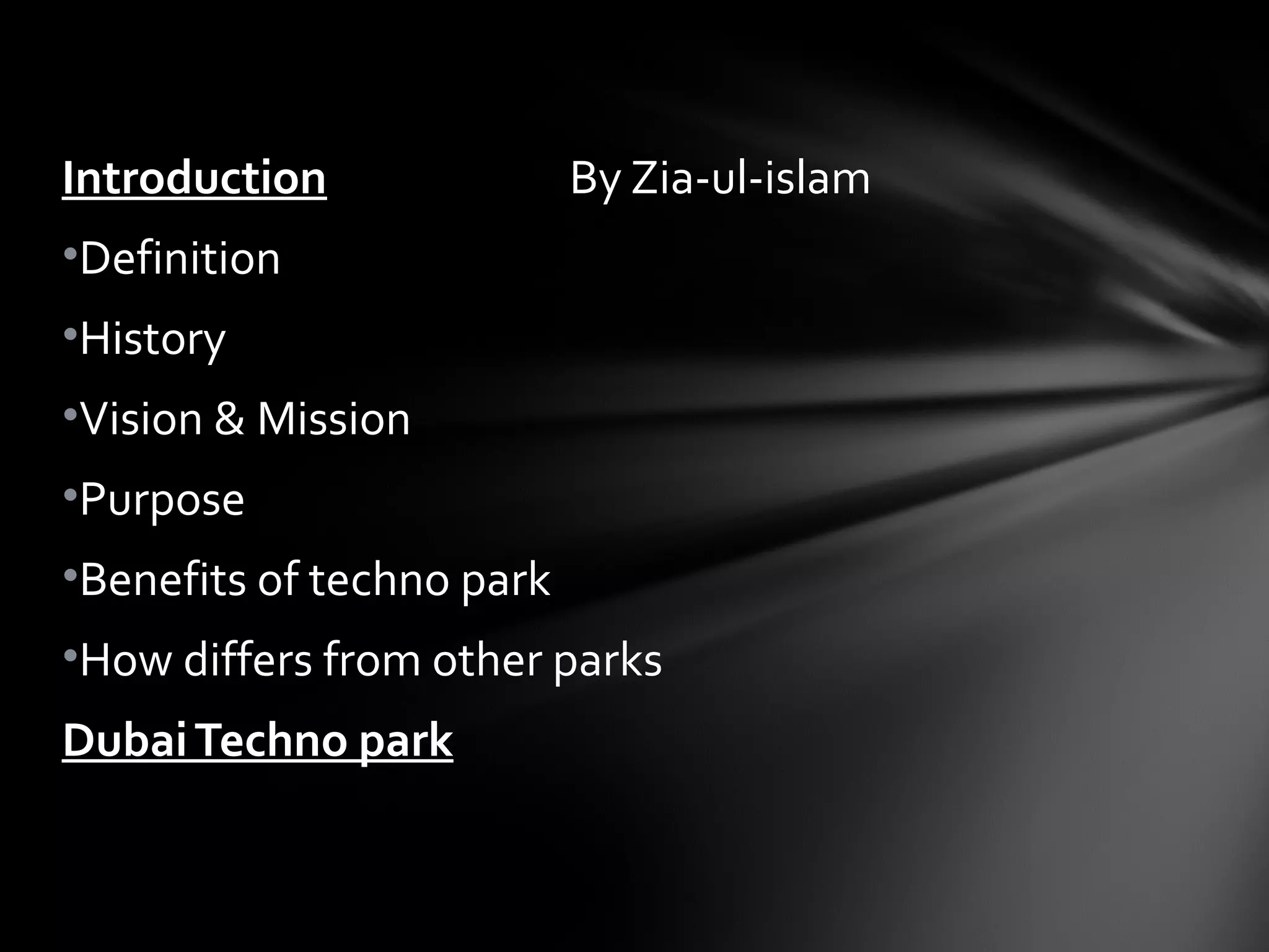 Technopark | PPT
