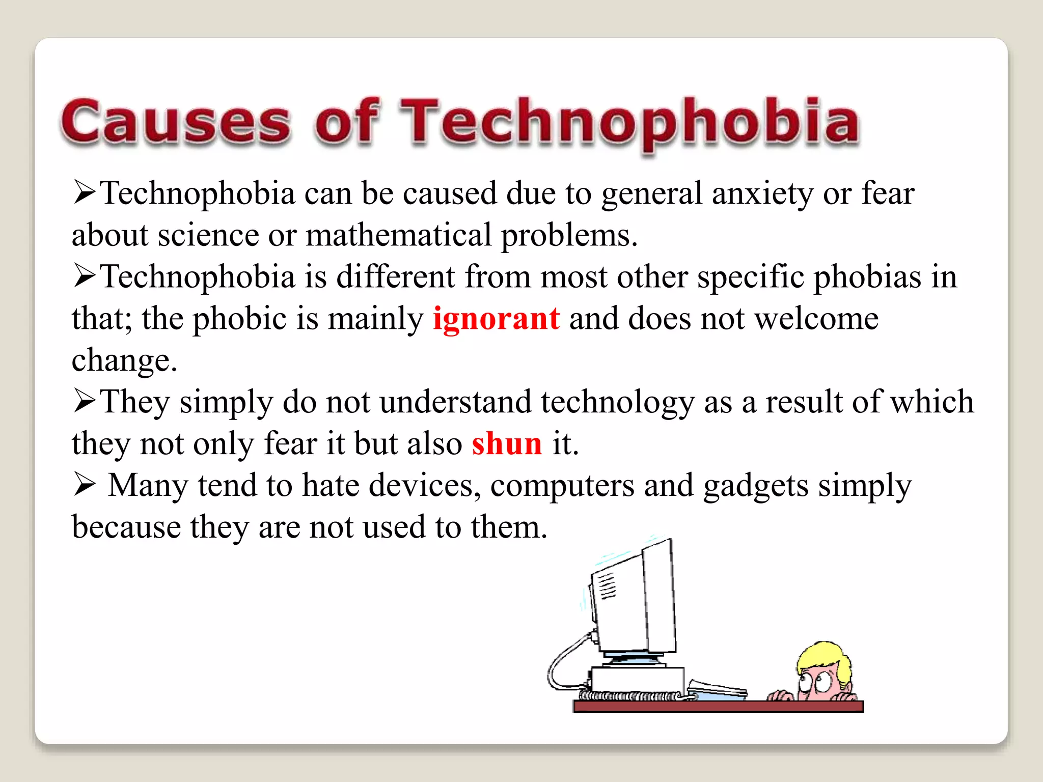 Technophobia | PPT