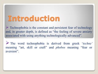 Technophobia | PPT