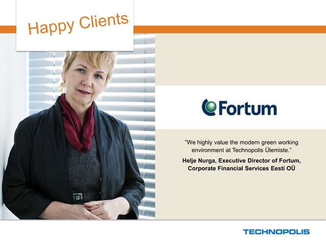 Technopolis References Presentation | PPT