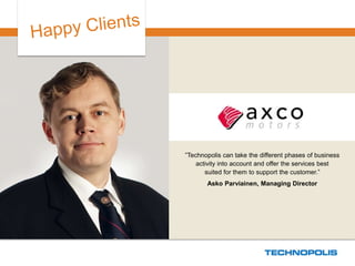 Technopolis References Presentation | PDF