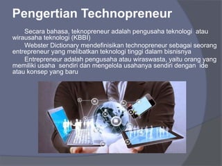 Technopreneur | PPT
