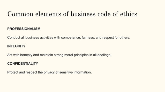 Presentation on Ethics and Social responsibilities | PPT