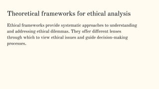 Presentation on Ethics and Social responsibilities | PPT