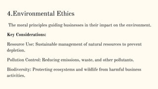 Presentation on Ethics and Social responsibilities | PPT