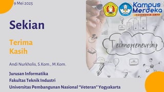Technopreneurship - 7 Manajemen Pemasaran dan Operasional Bisnis | PDF