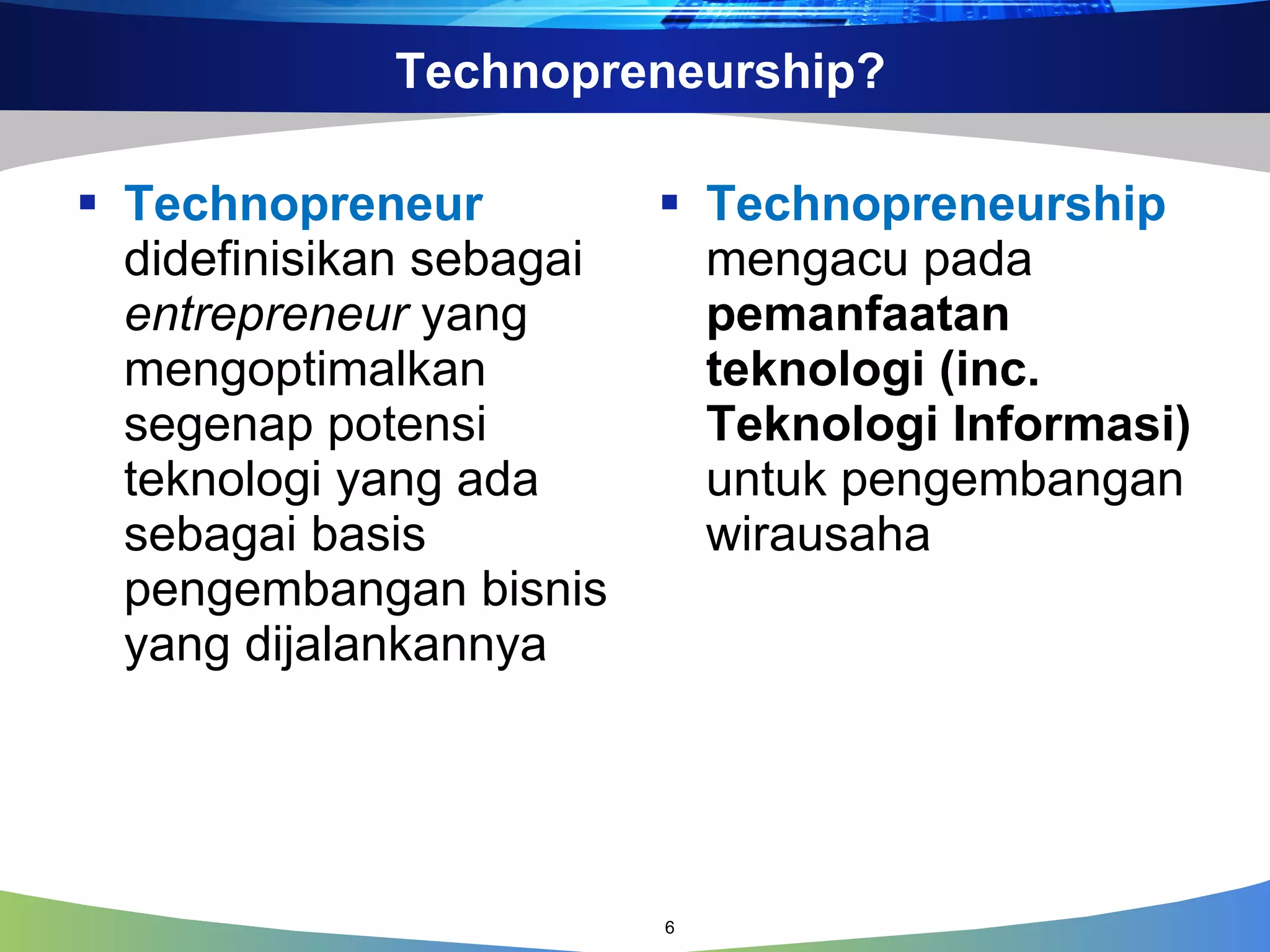 Technopreneurship | PPT
