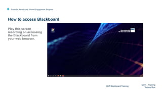 Qut blackboard store