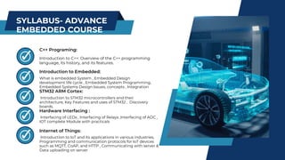 PUNE'S NO.1 EMBEDDED SYSTEM COURSE IN PUNE | PPT | Free download