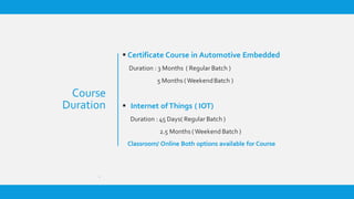 TechnoScripts Best Embedded system Course Training Institute in Pune | PPT
