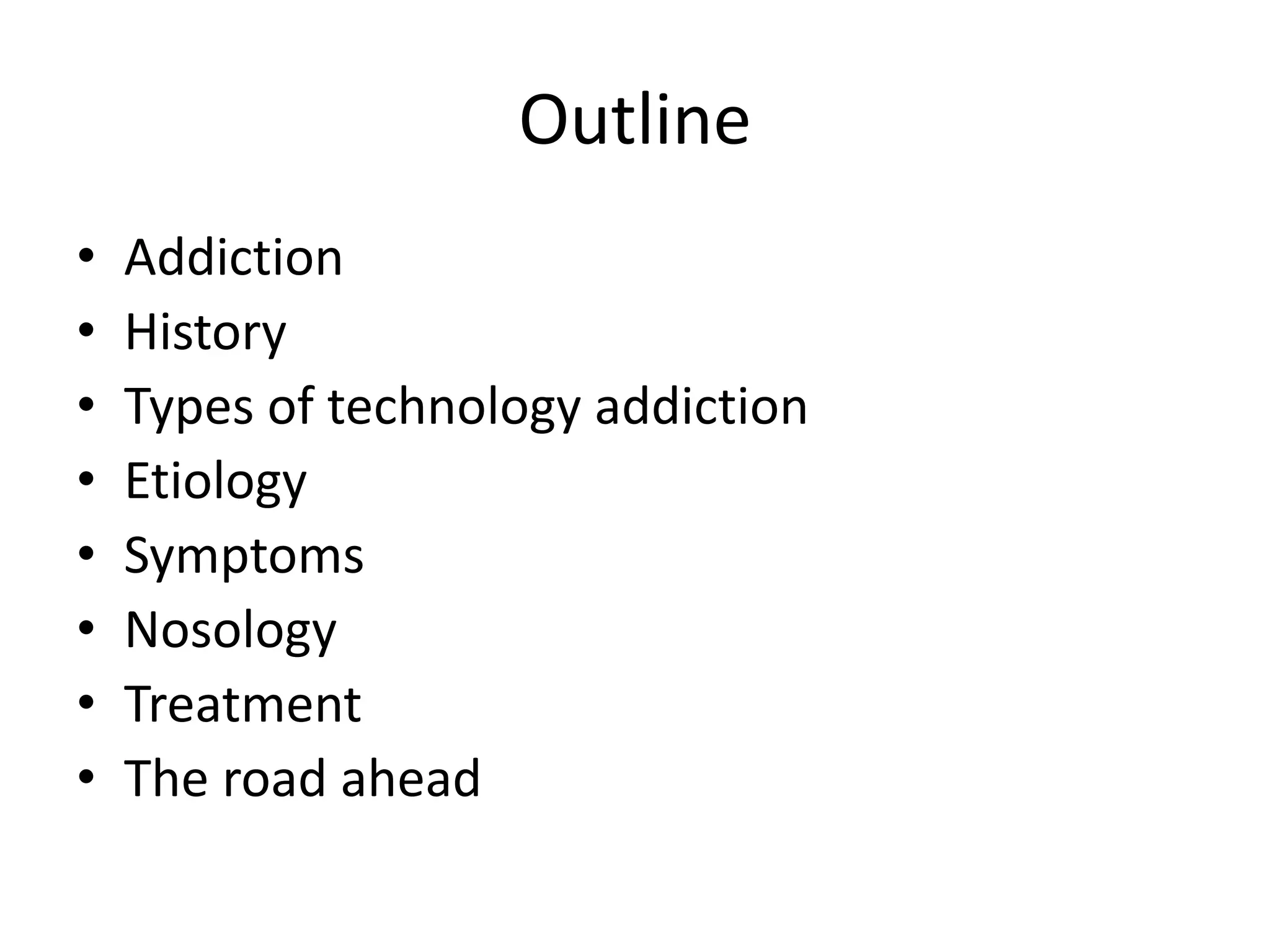 Technology Addiction, internet addiction, online, social networking | PPTX