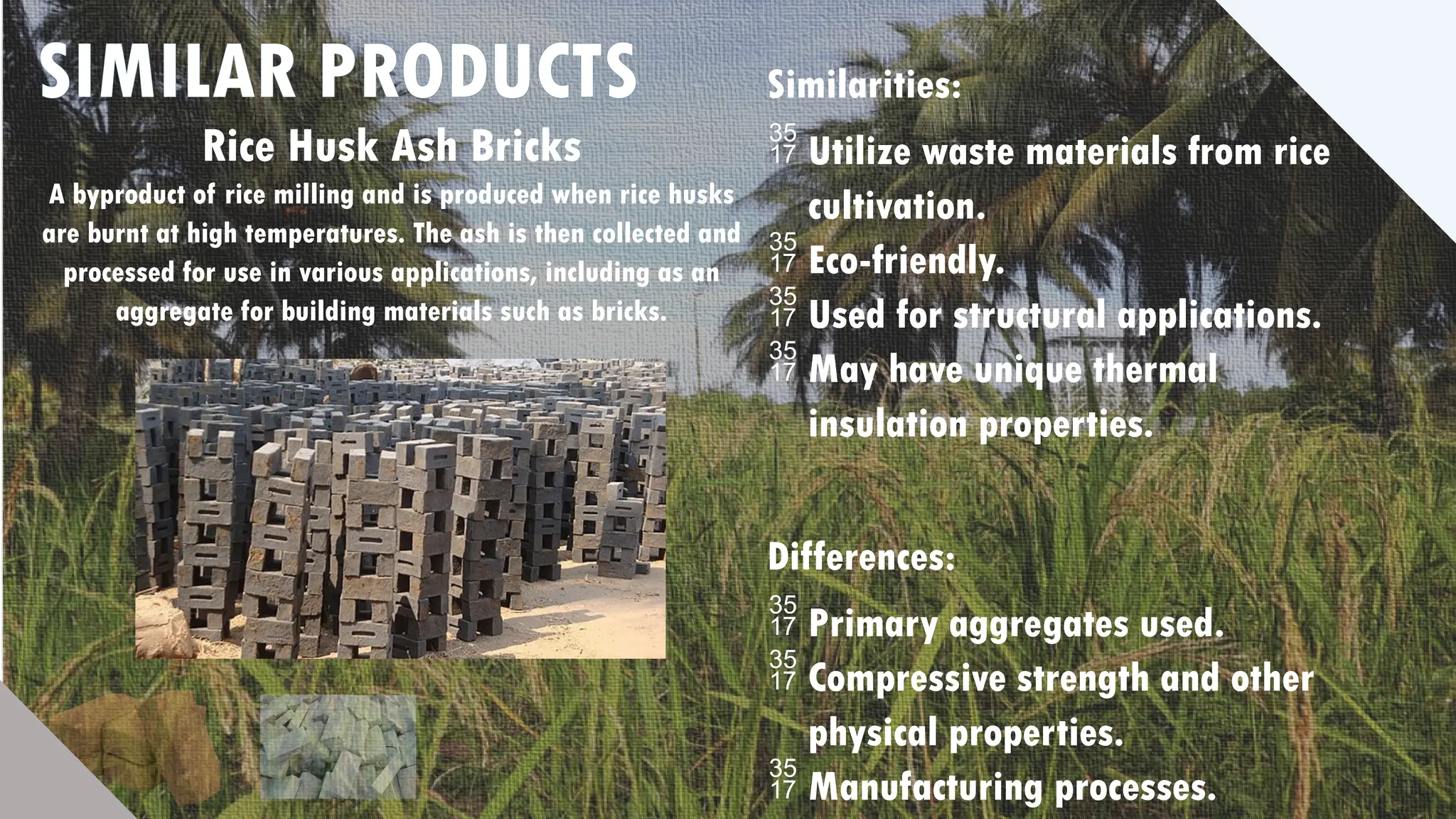 Coconut and rice agricultural waste as brick aggregate.pptx