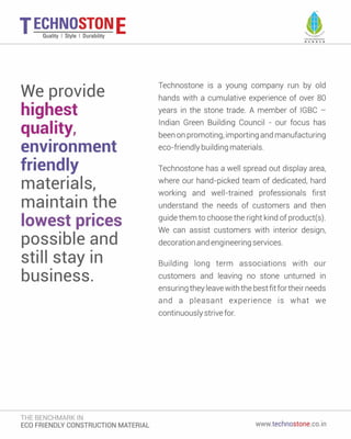 Technostone eBrochure | PDF