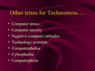 Technostress in Libraries | PPT