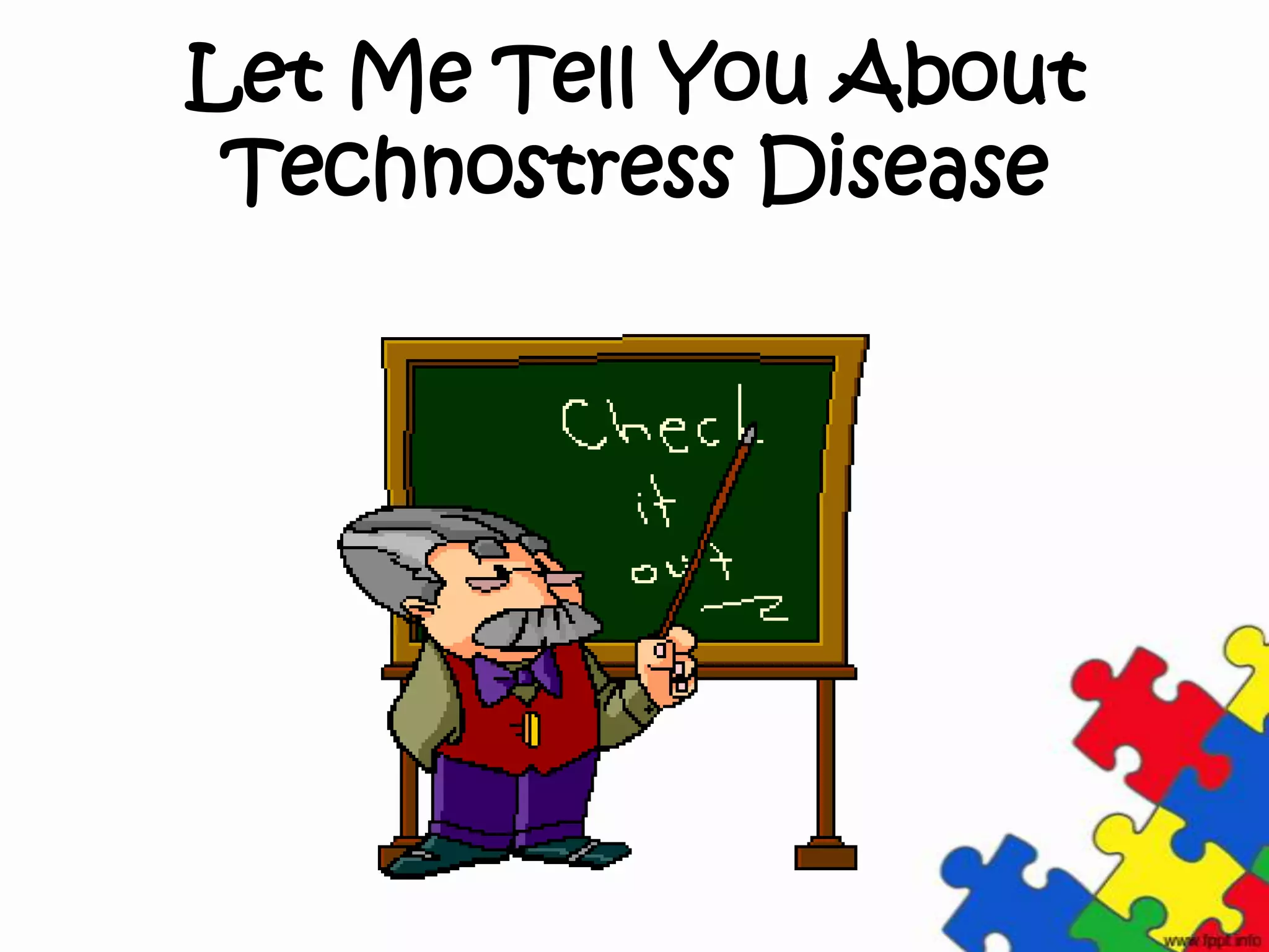 Technostress explanation by ananti setya | PPT