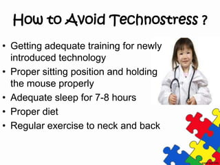 Technostress explanation by ananti setya | PPT