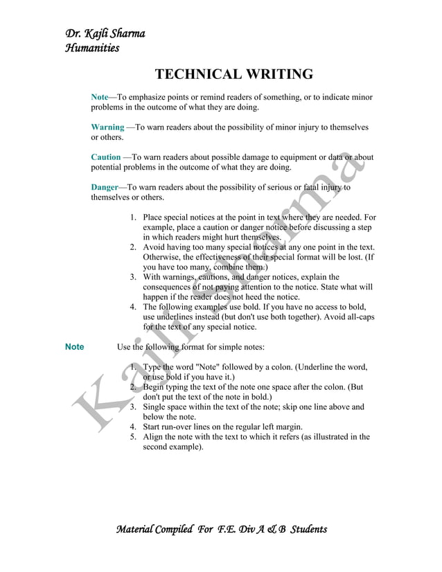 Tech note[1] | DOC | Physics | Science