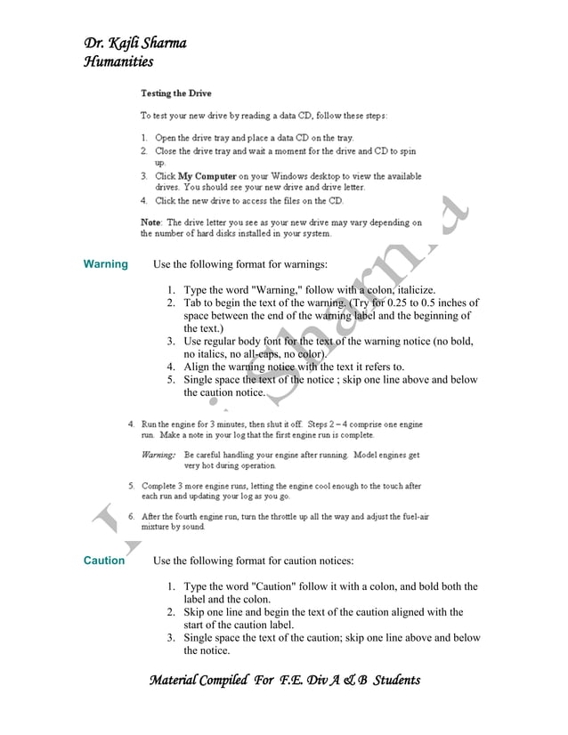 Tech note[1] | DOC | Physics | Science